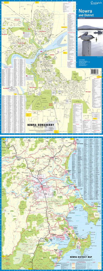Buy map of Nowra & District 16th Edition Craigies