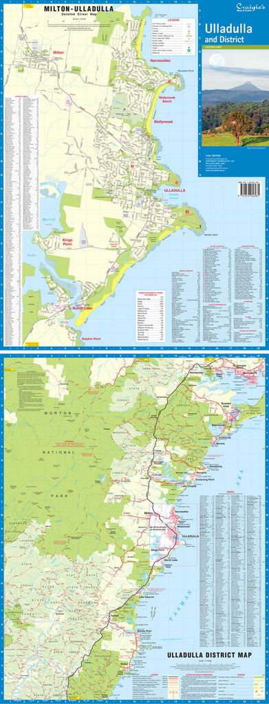 Buy map of Ulladulla & District 10th Edition Craigies