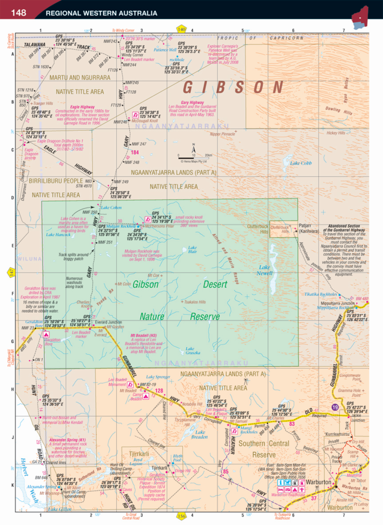 Western Australia Road & 4WD Atlas Hema, Buy Road Atlas of Western ...